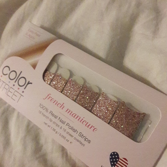 Color Street | Makeup | 224 Color Street Nails Tokyo Twinkle Rose Gold ...